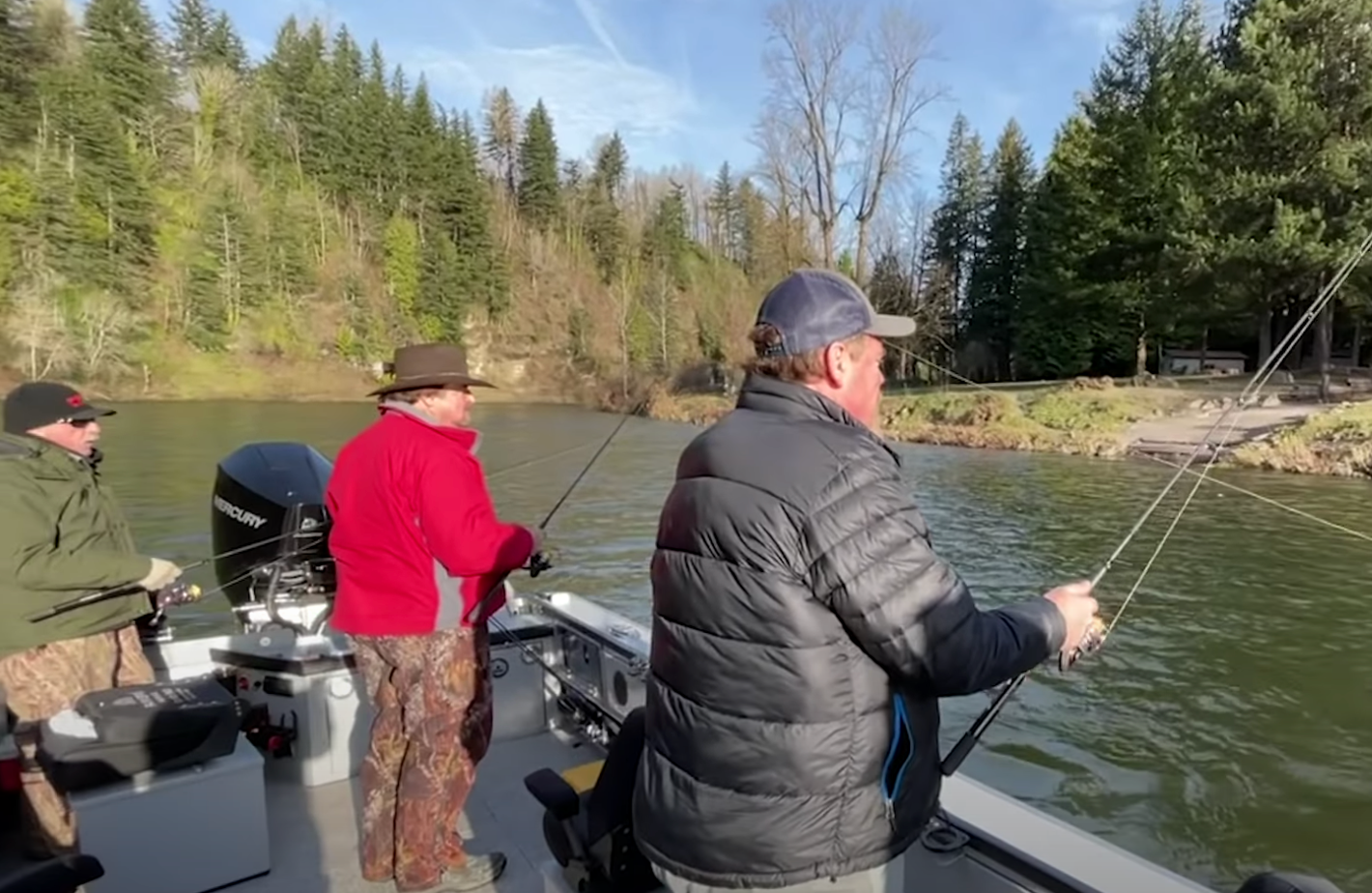 January Steelhead Fishing - Buzz Ramsey, Nick Amato, Jack Glass & Stev ...